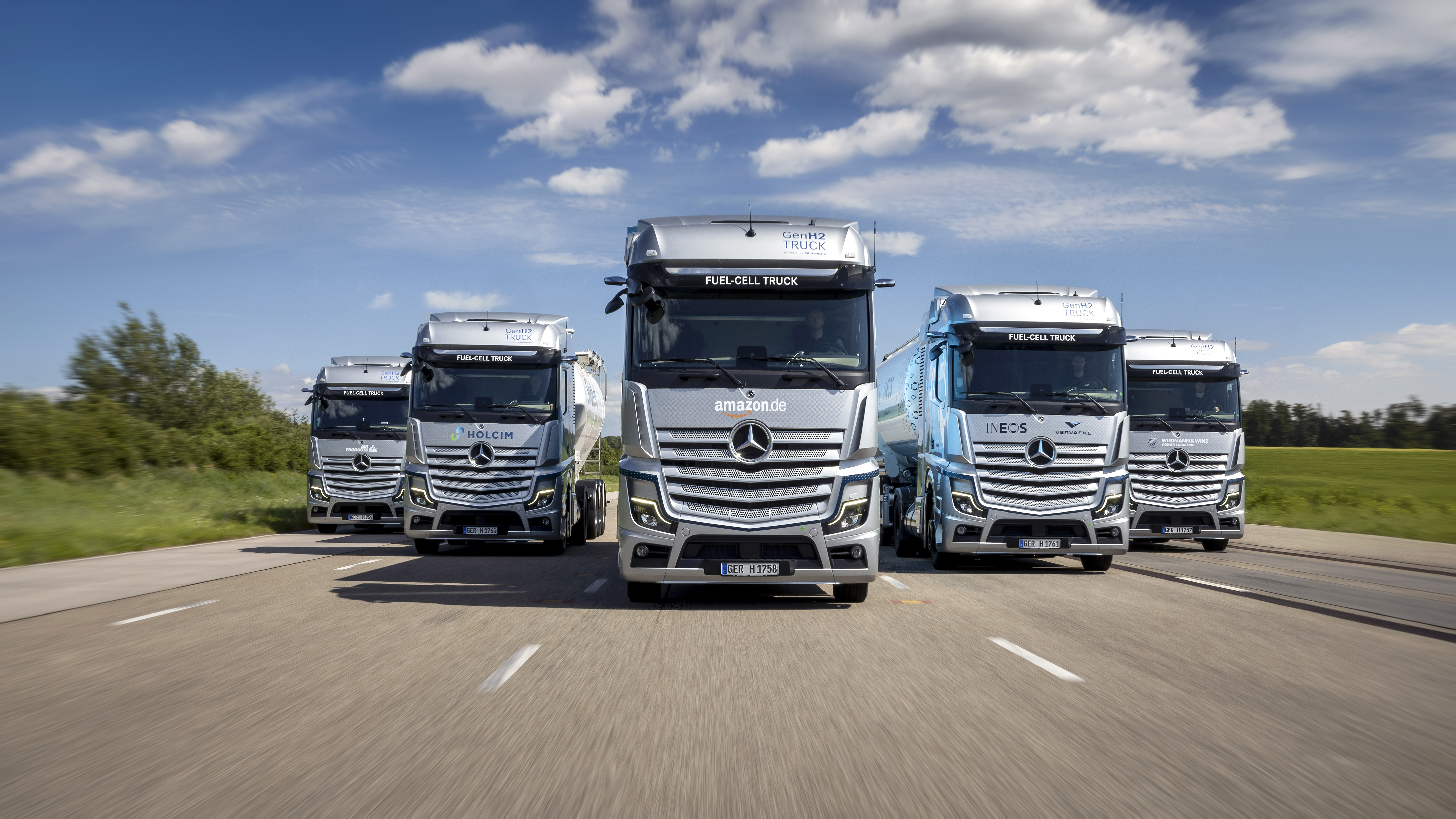 Fuel cell trucks deployed in real-life operations: start of initial ...