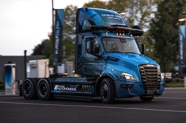 Daimler Truck has revealed its first autonomous truck demonstrator that ...