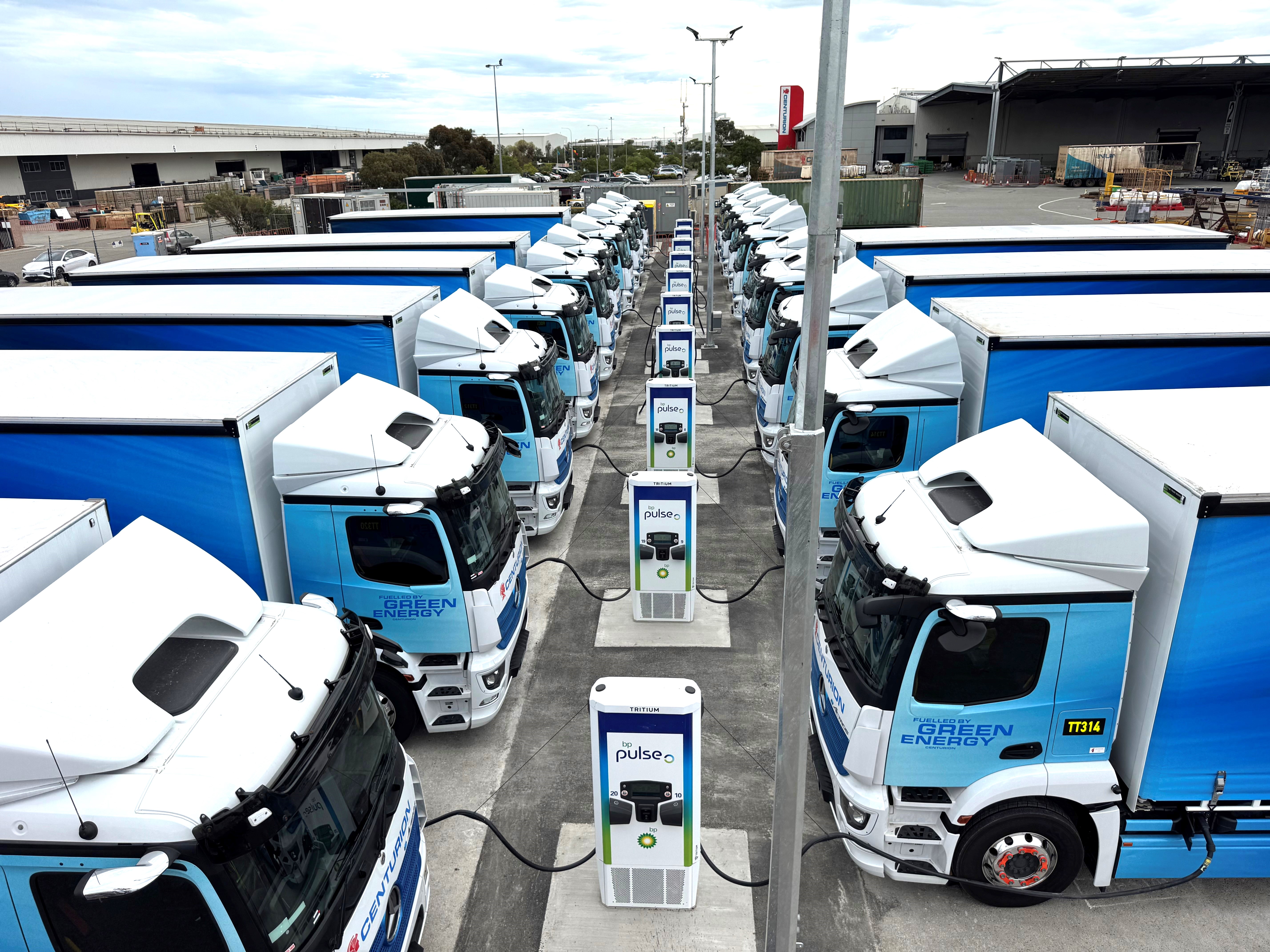 First 20 Centurion Mercedes-Benz electric eActros trucks start work ...