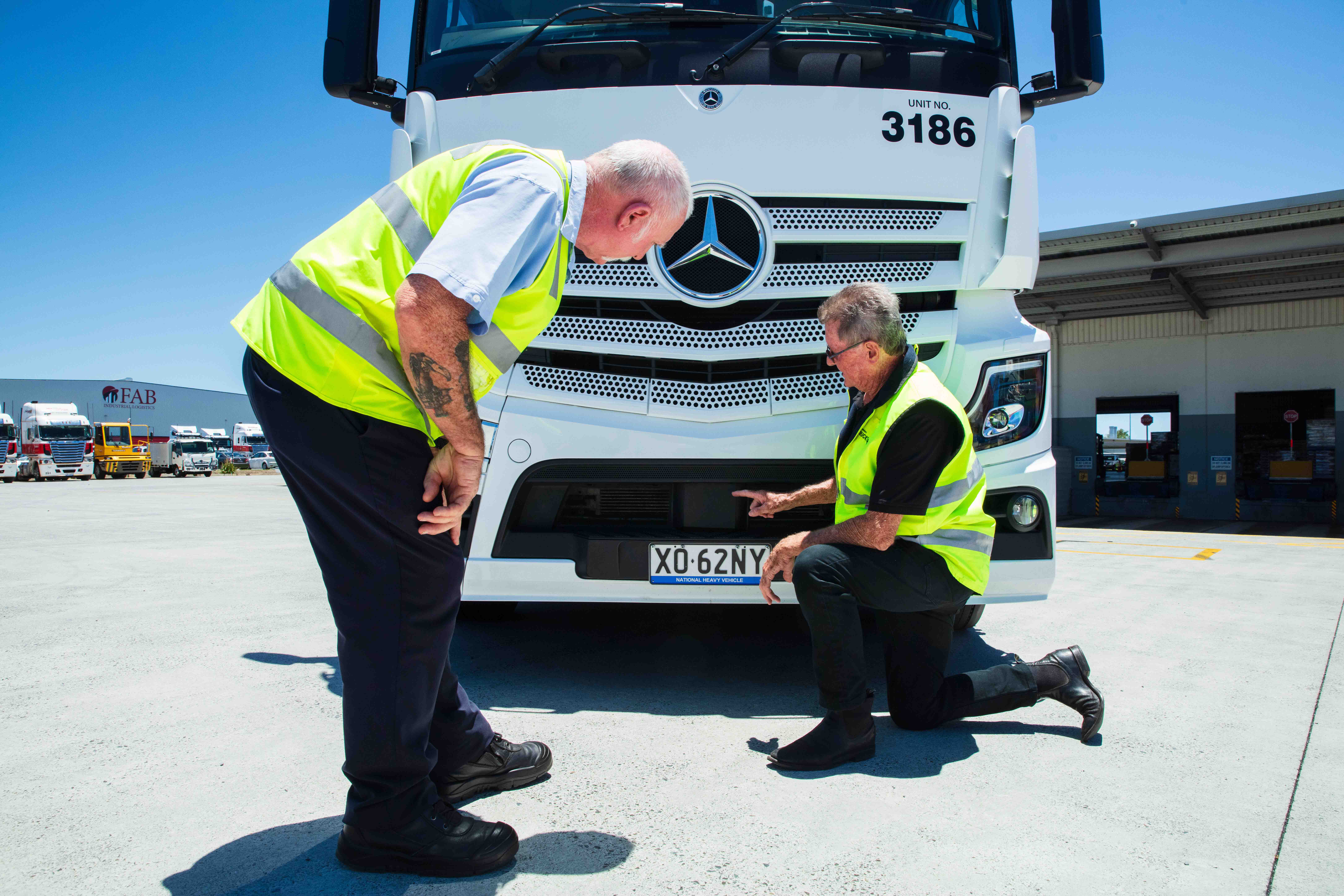 The complimentary Truck Training that comes with every Mercedes-Benz ...